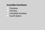 Create custom keyboard accessible checkboxes | a11y with Lindsey